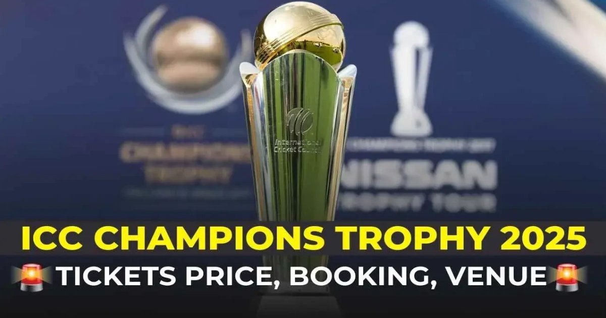 ICC Champions Trophy Dubai Tickets Price 2025: Ind Vs Pak Booking ...