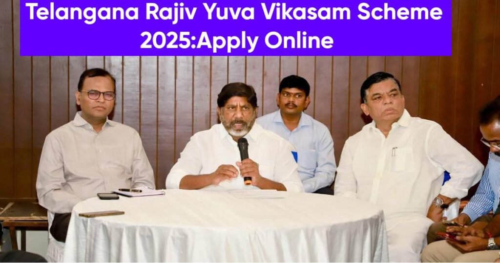 Telangana Rajiv Yuva Vikasam Scheme 2025:Apply Online - Yojana Gyan